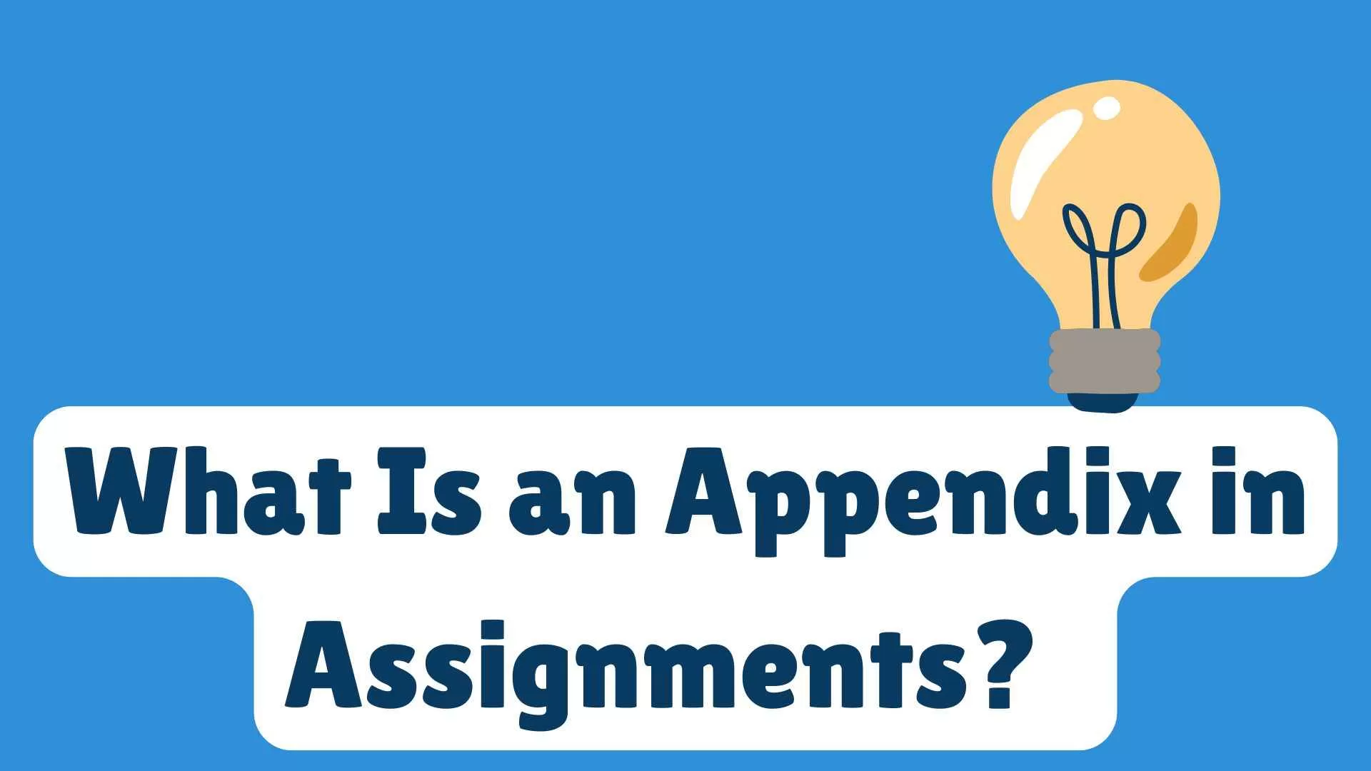 What Is an Appendix in Assignments? Tips & Examples
